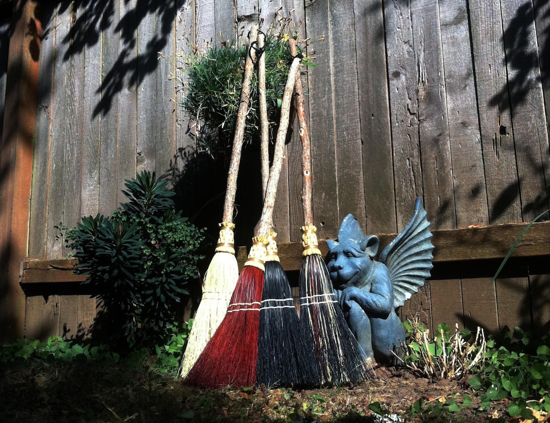 Small Wedding Broom, Jumping Broom in Your Choice of Natural, Black ...