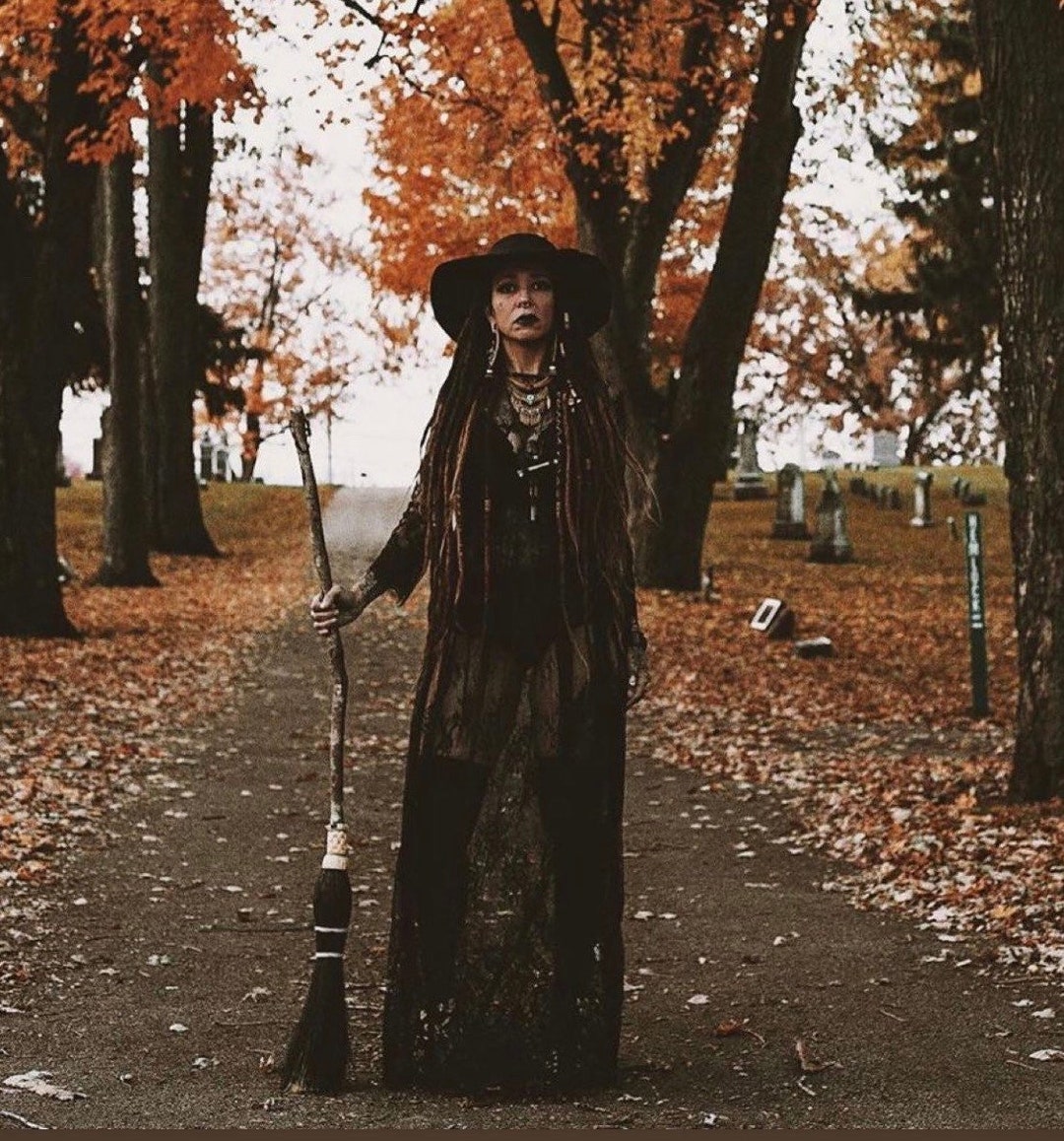 Handmade Witch Besom Broom - Authentic Halloween Decor, Ritual Tool - Etsy