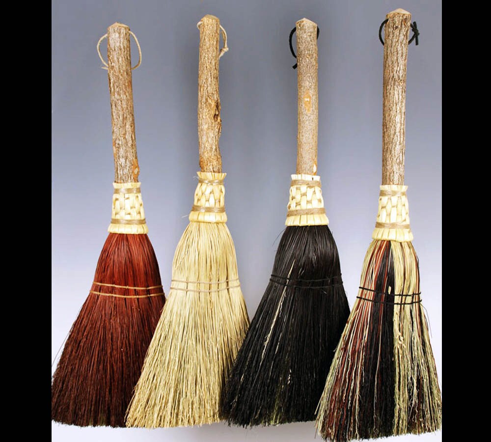 Fireplace Broom With Hand Carved Tree Spirit in Choice of | Etsy