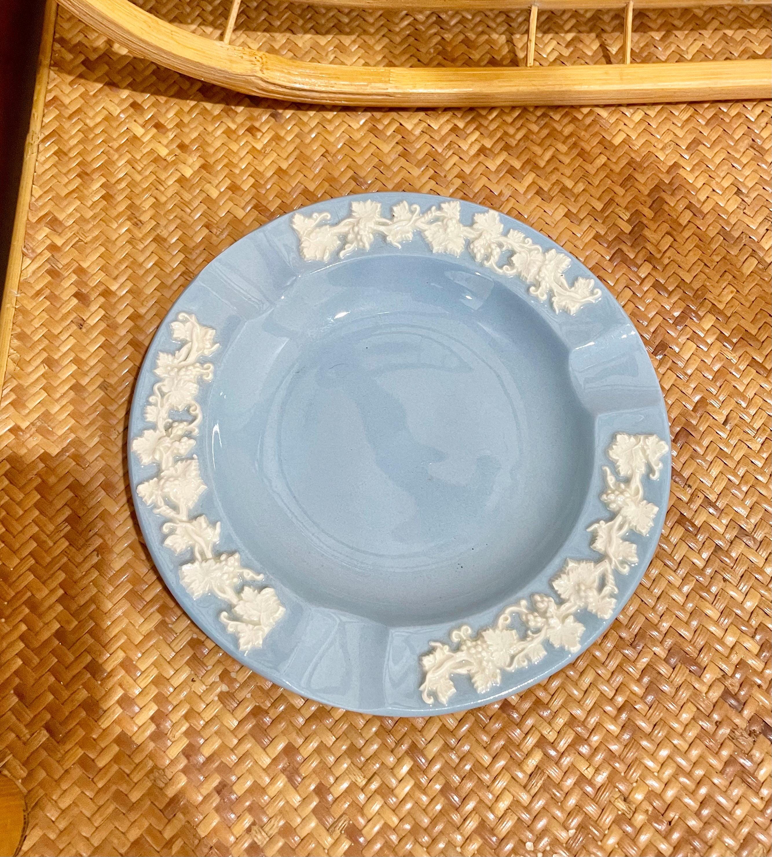 Wedgewood Jasperware Blue Glazed Ashtray - Etsy