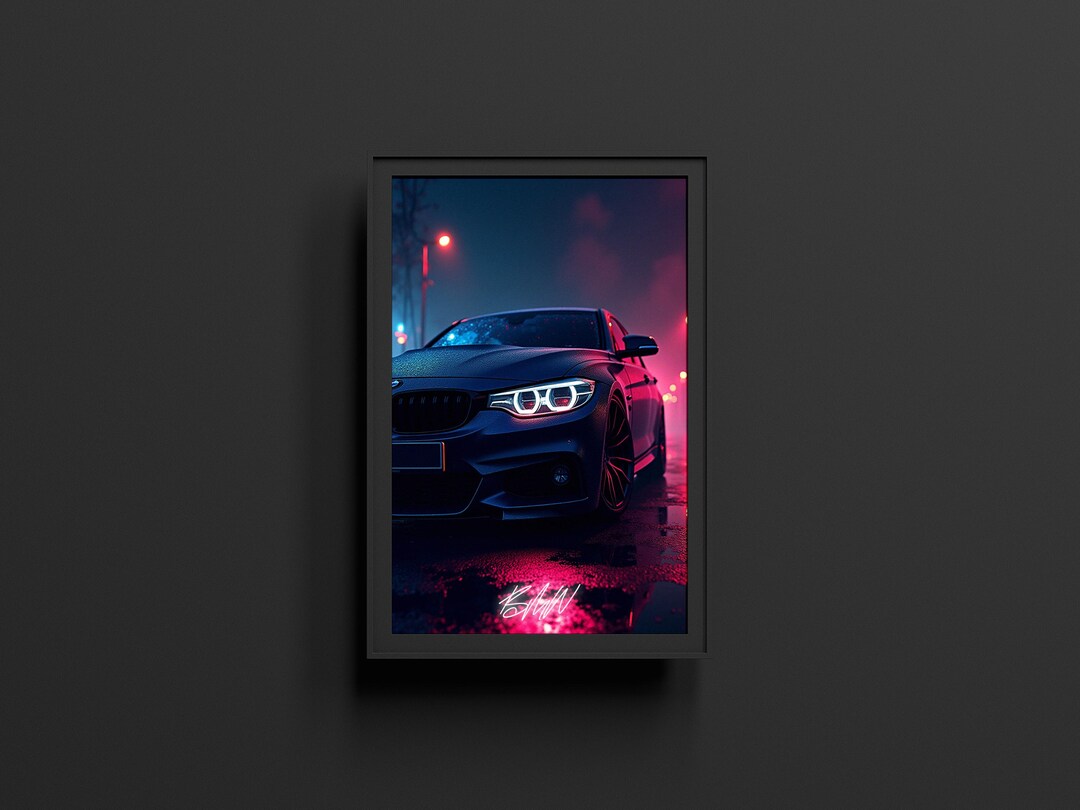 BMW F30 Digital Dowload Hyper Car Poster Future Print Design Poster ...
