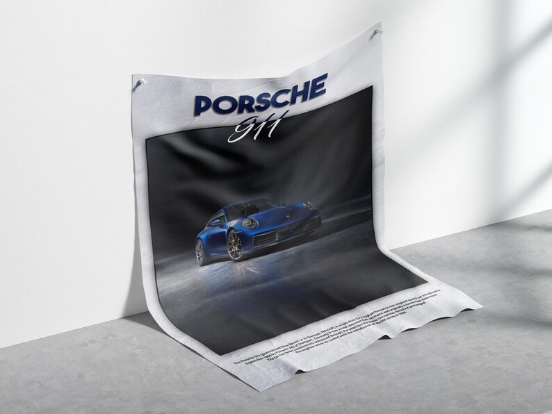 Porsche 911 Digital Dowload Hyper Car Poster Future Print Design Poster ...