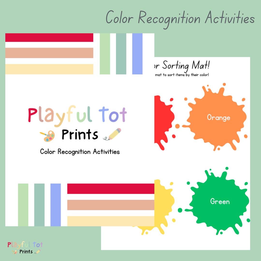 Color Recognition Activities | Learning Colors Resource | Learning ...