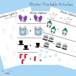 Winter Printable Activities | Printable for Toddlers & Preschoolers ...