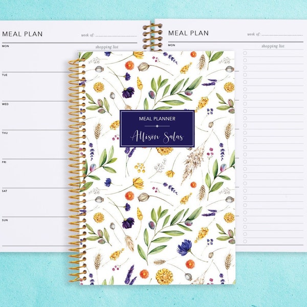Meal Planner Journal - Etsy