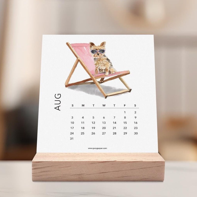 Small Desk Calendar 2026 - Etsy