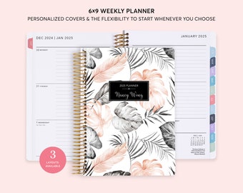 2025 Gilded Ivory Weekly Planner - Etsy