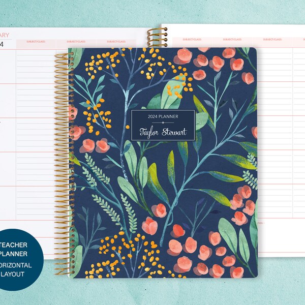 Teacher Lesson Planner Personalized - Etsy