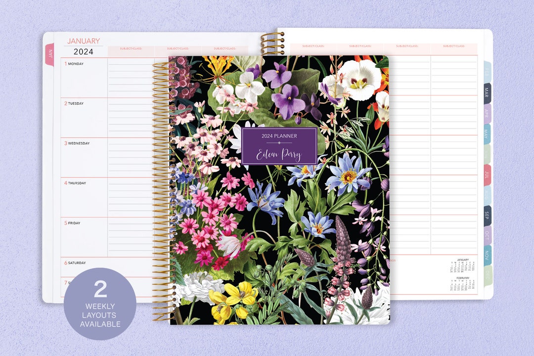 8.5x11 STUDENT PLANNER 2023-2024 Calendar Personalized Weekly Student ...
