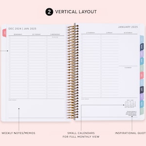 Personalized Planner 2026 - 12 Month Calendar - 6x9 Weekly Planner 2025 ...