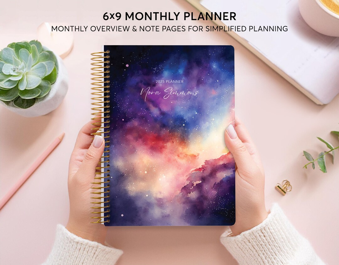 2027 MONTHLY PLANNER 6x9 - 2026 2027 No Weekly View - Choose Your Start ...