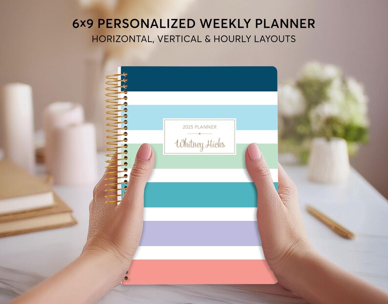 2025 2026 Planner 12 Month Calendar - Weekly Academic Planner - 6x9 ...