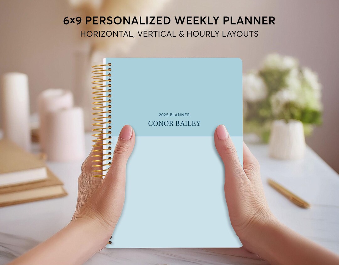 2026 Personalized Weekly Planner- Custom Planner - Men's Planner - Men ...
