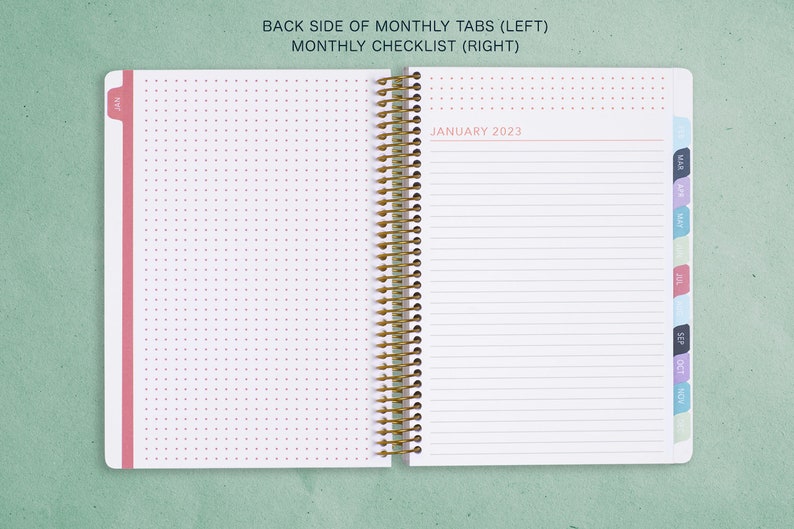 STUDENT PLANNER 6x9 2023-2024 Calendar Personalized Weekly - Etsy