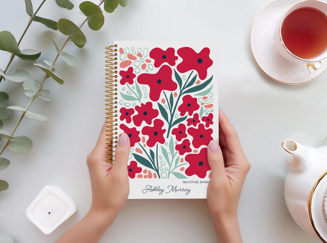 WELLNESS JOURNAL, Personalized Gratitude Journal, Daily Mindfulness ...