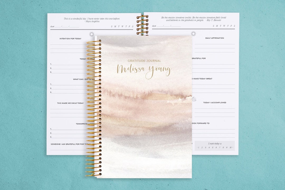 DAILY GRATITUDE JOURNAL Mindfulness Journal Journal With Prompts ...