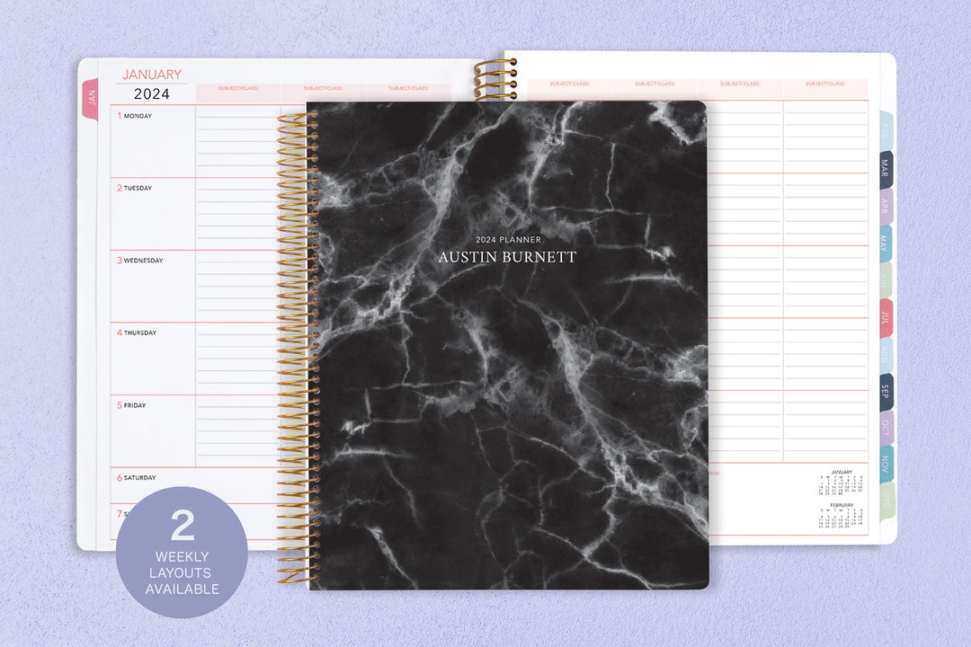 2024-2025 8.5x11 STUDENT PLANNER Personalized Weekly Student Planner ...