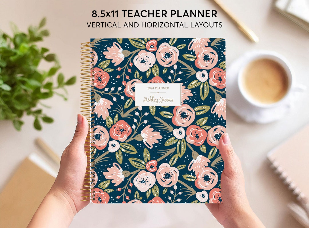 Teacher Planner 8.5x11 - 2025-2026 Lesson Plan - Weekly Teacher Planner ...