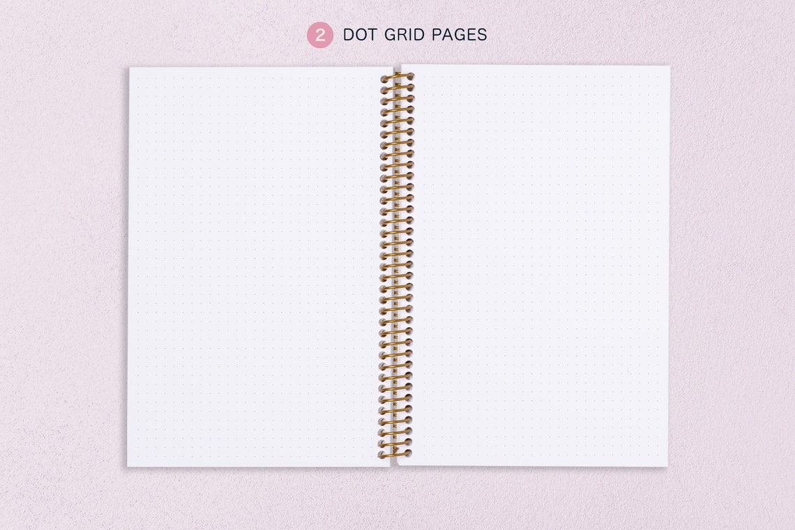Dotted Journal NOTEBOOK | Personalized | Travel Journal | Dot Grid ...