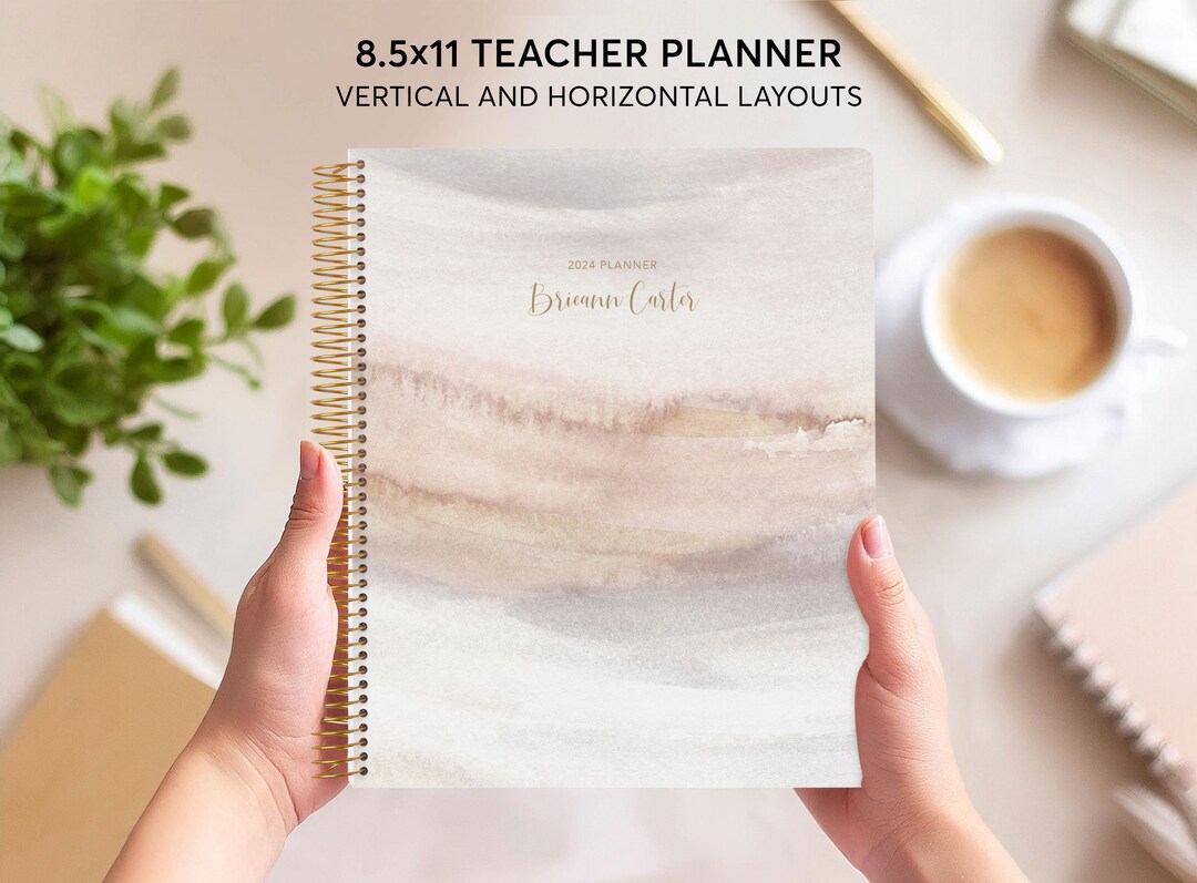 Teacher Planner 8.5x11 - 2025-2026 Lesson Plan Calendar - Weekly ...