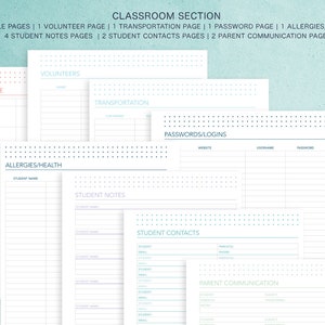 Teacher Planner 8.5x11 2023-2024 Lesson Plan Calendar - Etsy