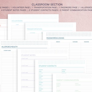 VERTICAL TEACHER PLANNER Teacher Planner 8.5x11 2024-2025 Lesson Plan ...