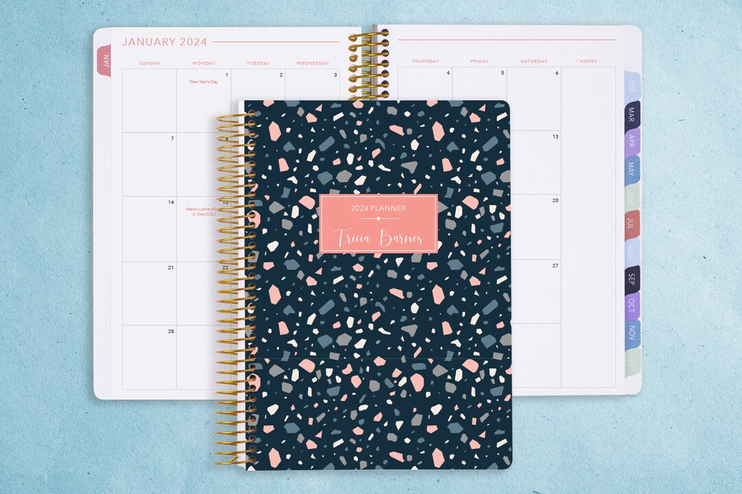 MONTHLY PLANNER Notebook 2023 Personalized 6x9 Planner No Weekly View ...
