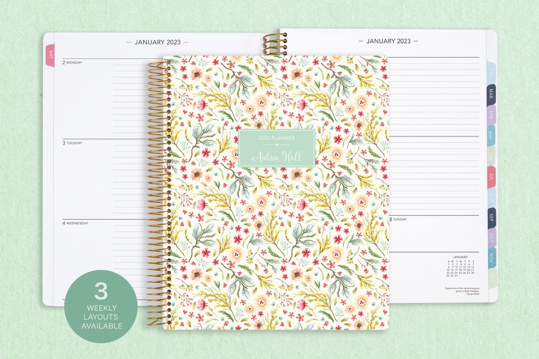 8.5x11 Weekly Planner 2024 2025 Choose Your Start Month 12 Month ...
