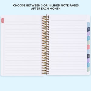 MONTHLY PLANNER 2024 2025 No Weekly View Men's Planner 12 Month ...