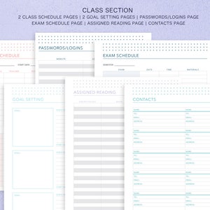 8.5x11 STUDENT PLANNER 2026-2027 Calendar | Personalized Weekly Student ...