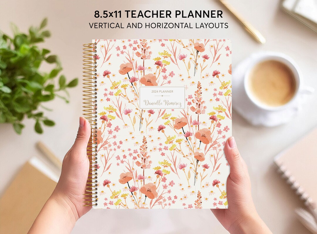 Teacher Planner 8.5x11 | 2025-2026 Lesson Plan Calendar | Weekly ...