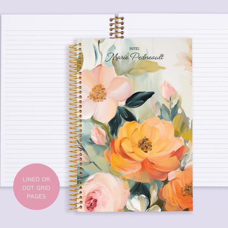 Orange Journal - Etsy