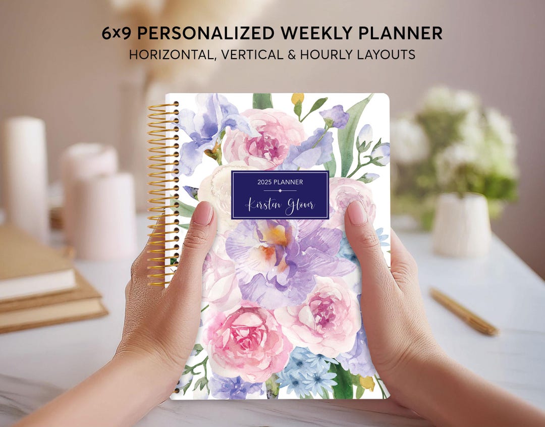 2026 Personalized Weekly Planner - Best Planner - 6x9 Weekly Planner ...