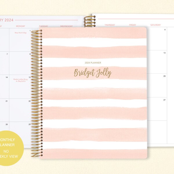 Pink 2025 Monthly Planner - Etsy