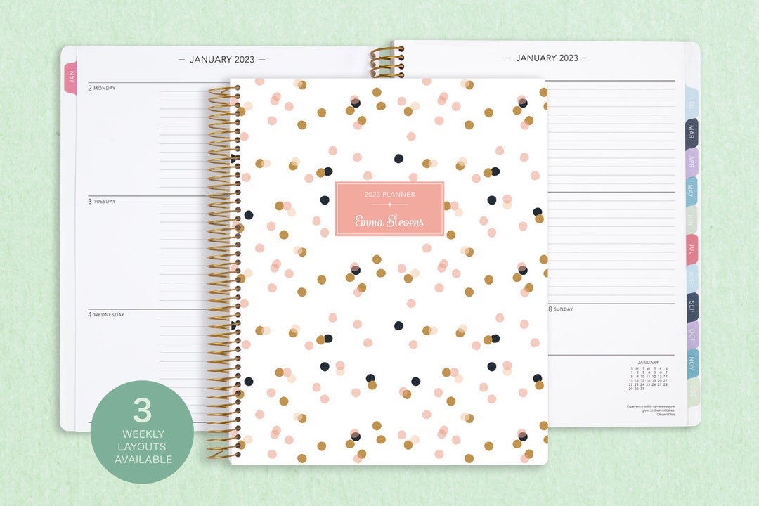 8.5x11 Weekly Planner 2024 2025 Choose Your Start Month 12 Month ...