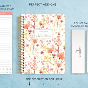 MONTHLY PLANNER Notebook | 2025 2026 No Weekly View | Choose Your Start Month | 12 Month ...