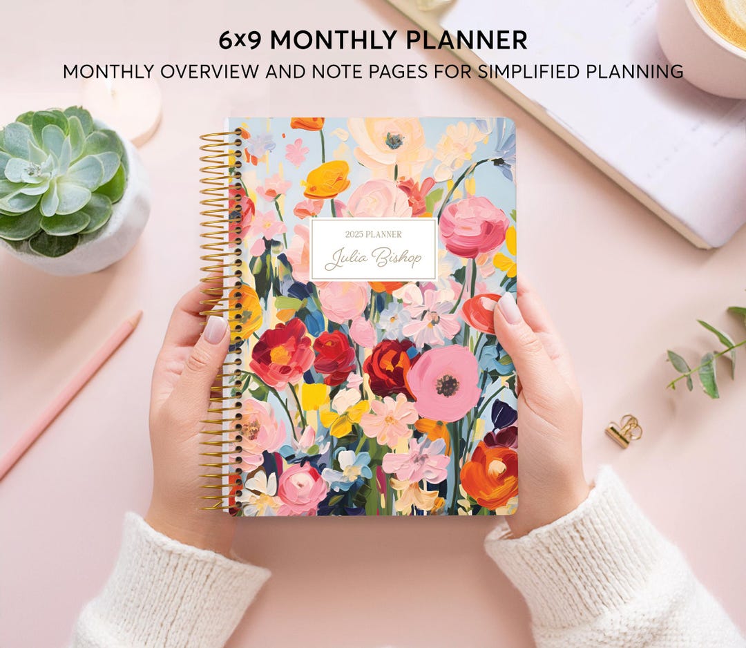 2026 MONTHLY PLANNER 6x9 | 2026 2027 No Weekly View | 12 Month ...