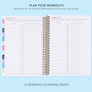 Personalized Fitness Planner 2025 - 6x9 Weekly Fitness Planner ...