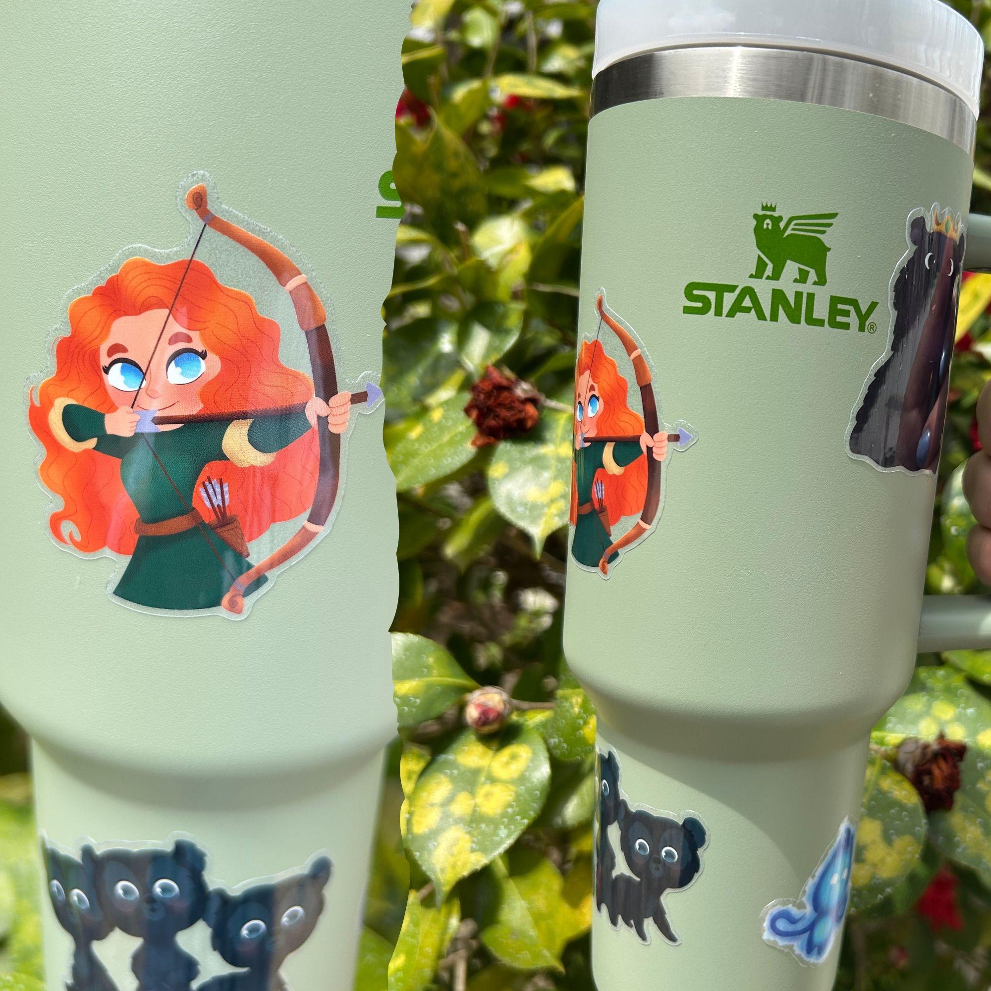 Merida Brave 40oz Cup With Waterproof Glossy Vinyl Stickers Set. - Etsy