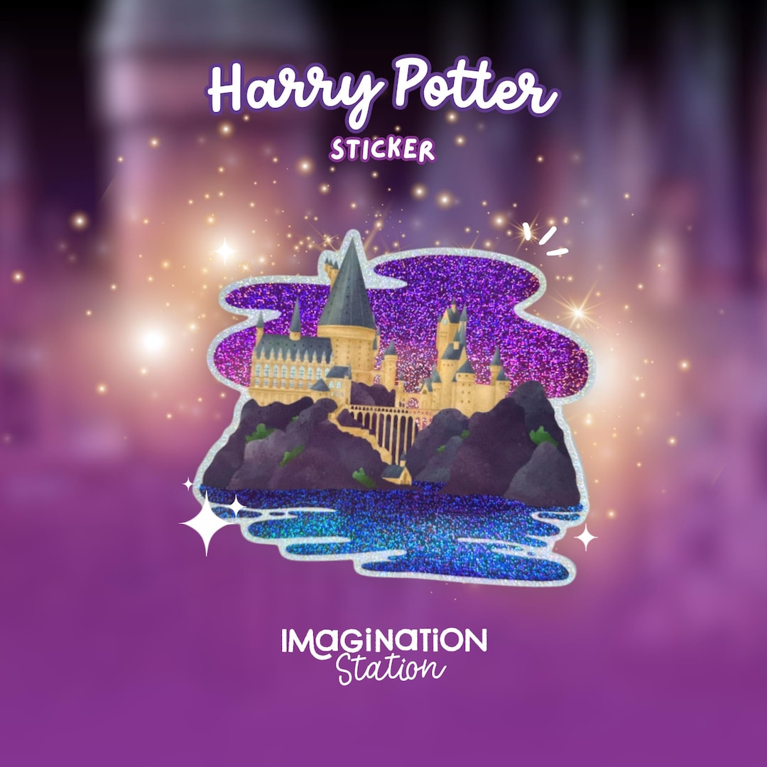 Hogwarts Castle Sticker Glossy Waterproof Vinyl. - Etsy