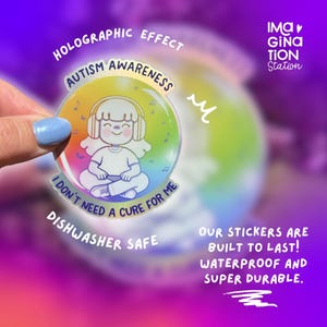 Autism Awareness Quote Sticker for Laptop Water Bottle Decor ...