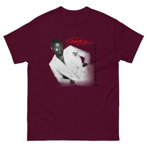Retro Teddy Pendergrass ‘79 World Tour Unisex Tee - Embrace Timeless ...