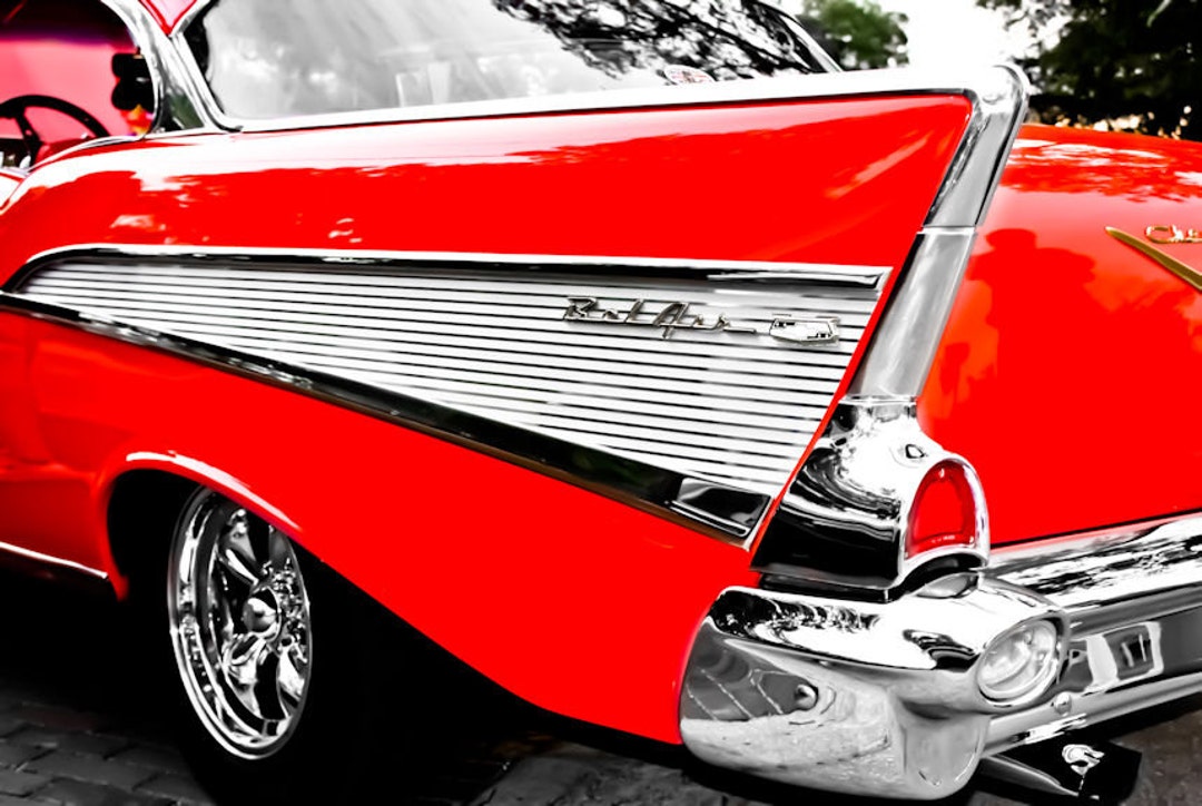Chevrolet Bel Air Fin Car Printable Artwork Digital Download - Etsy Ireland