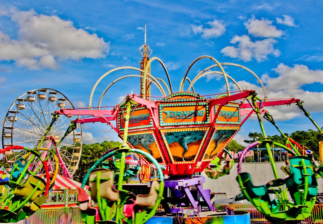 Tornado Spin Carnival Ride Printable Artwork Digital Download Get It ...