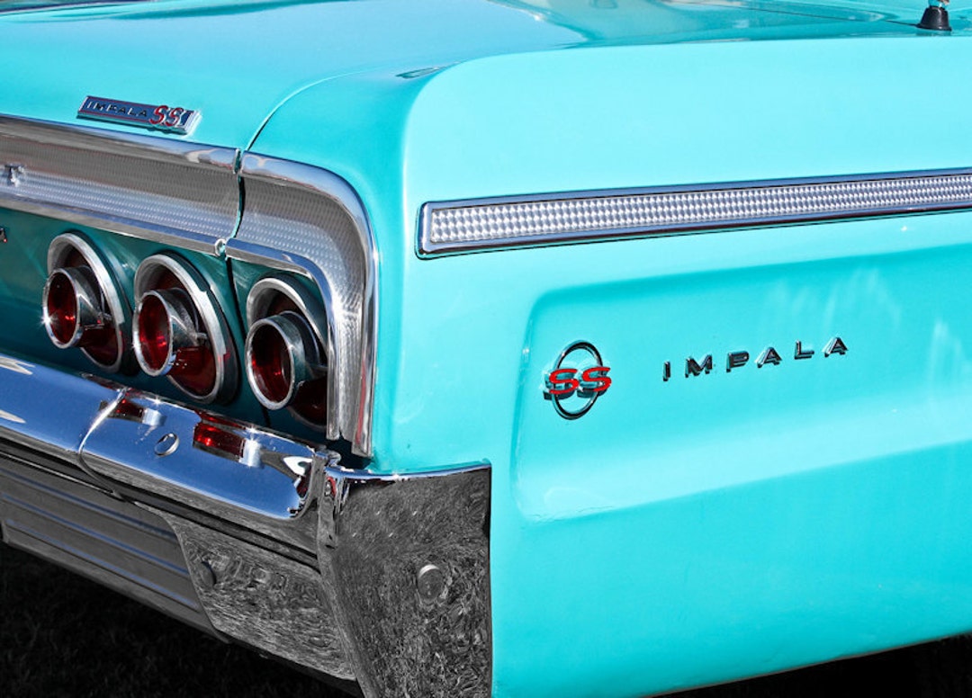 1964 Chevrolet Impala SS Car Printable Artwork Digital - Etsy México