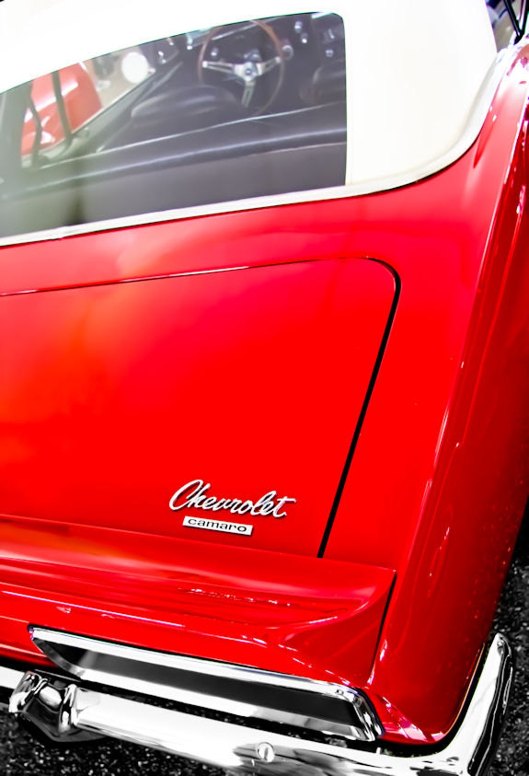 1967 Chevrolet Camaro Red Car Printable Artwork Digital Download Get It ...