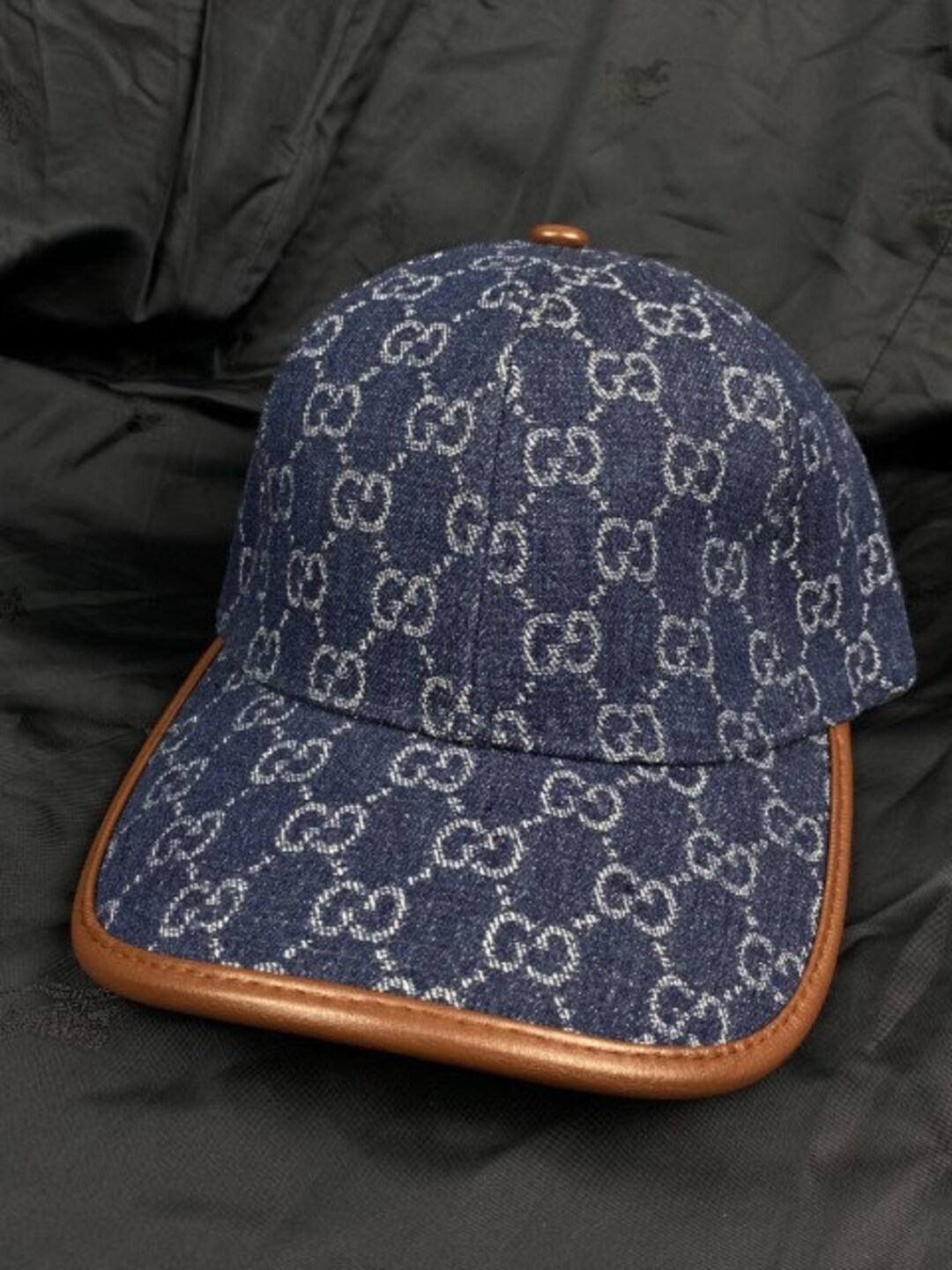 GUCCI Cap Hat Baseball Denim Blue Designer Gucci Cap - Etsy
