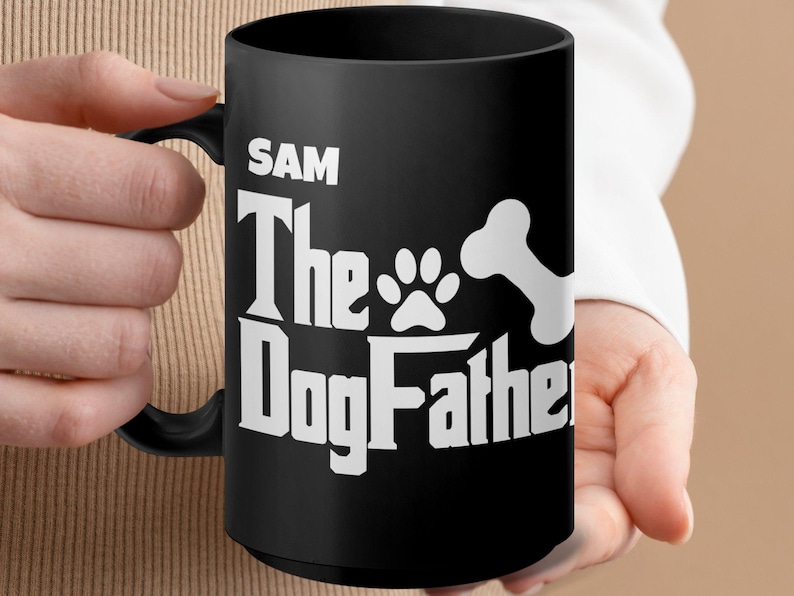 Personalized Dog Dad Coffee Mug: Custom Pet Lover Gift - Etsy