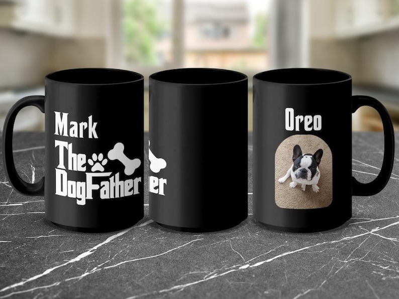 Personalized Dog Dad Coffee Mug: Custom Pet Lover Gift - Etsy