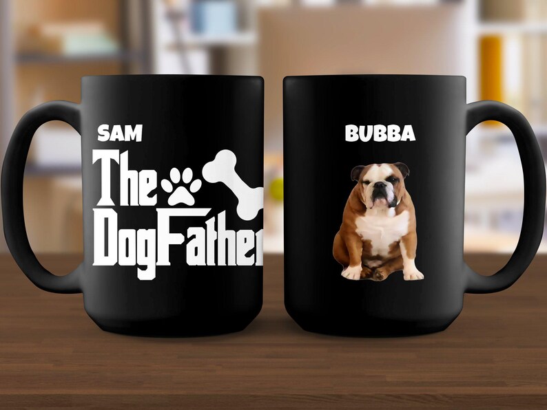 Personalized Dog Dad Coffee Mug: Custom Pet Lover Gift - Etsy